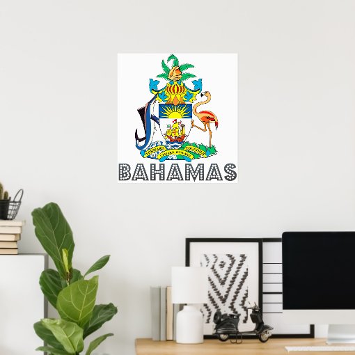 Bahamas Coat of Arms Poster | Zazzle