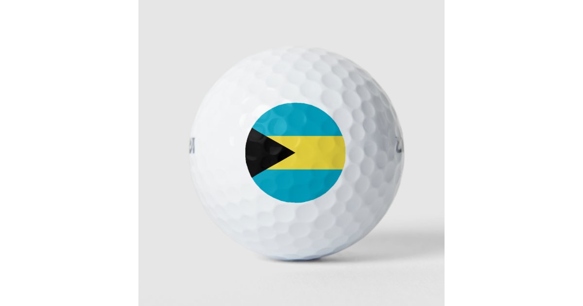 Bahamas Flag Golf Balls | Zazzle