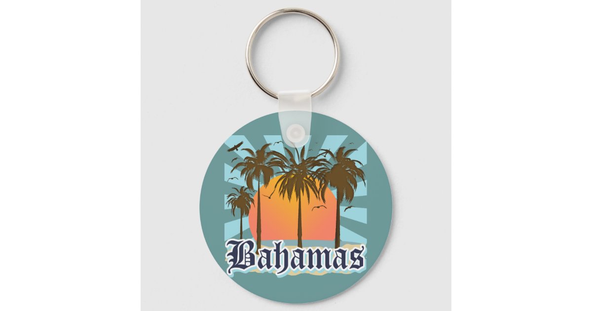 Bahamas Islands Beaches Keychain | Zazzle