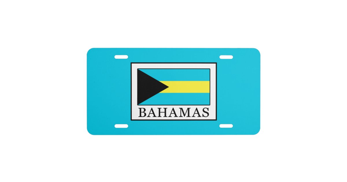 Bahamas License Plate | Zazzle