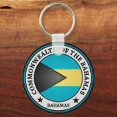 Bahamas Round Emblem Keychain | Zazzle