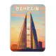 Bahrain Illustration Travel Art Vintage Magnet | Zazzle