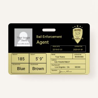 Bail Agent Badge | Zazzle