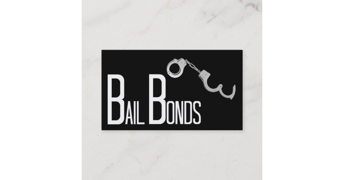 Bail Bonds Business Card | Zazzle