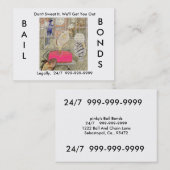 Bail Bonds Business Cards | Zazzle