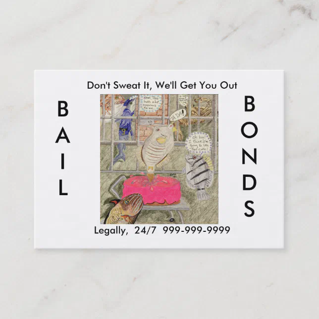 Bail Bonds Business Cards | Zazzle