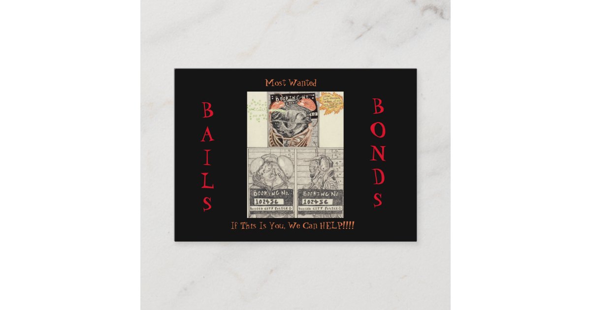 Bail Bonds Business Cards | Zazzle