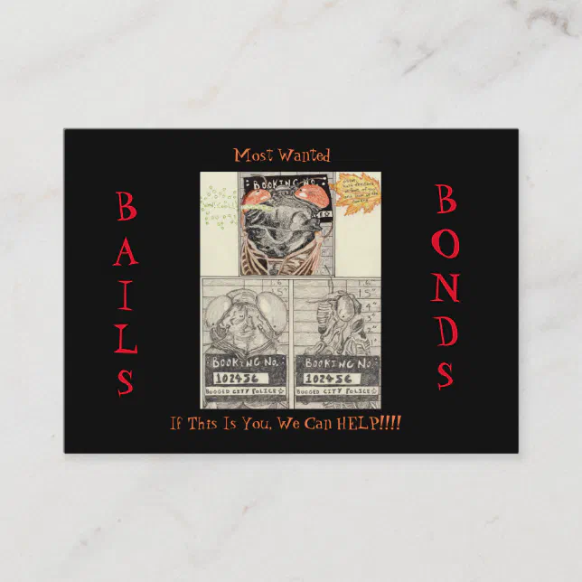 Bail Bonds Business Cards | Zazzle