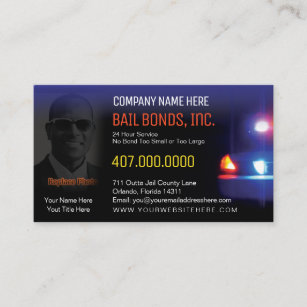 Bail Bonds Business Cards - Business Card Printing | Zazzle
