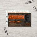 Bail Bonds Photo Customize Business Card Template | Zazzle