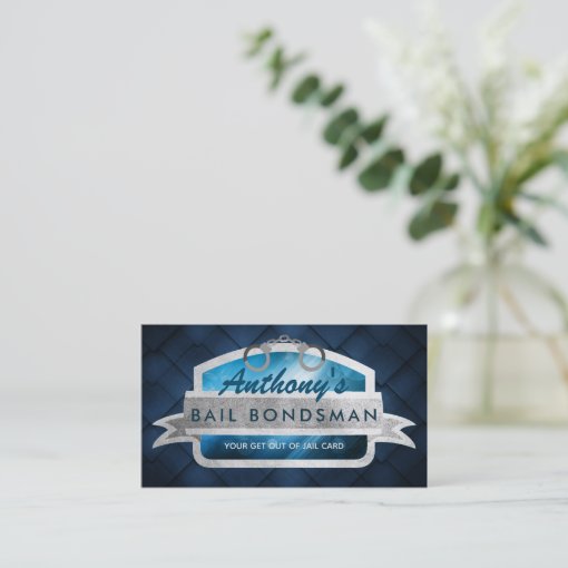 Bail Bondsman Slogans Business Cards | Zazzle