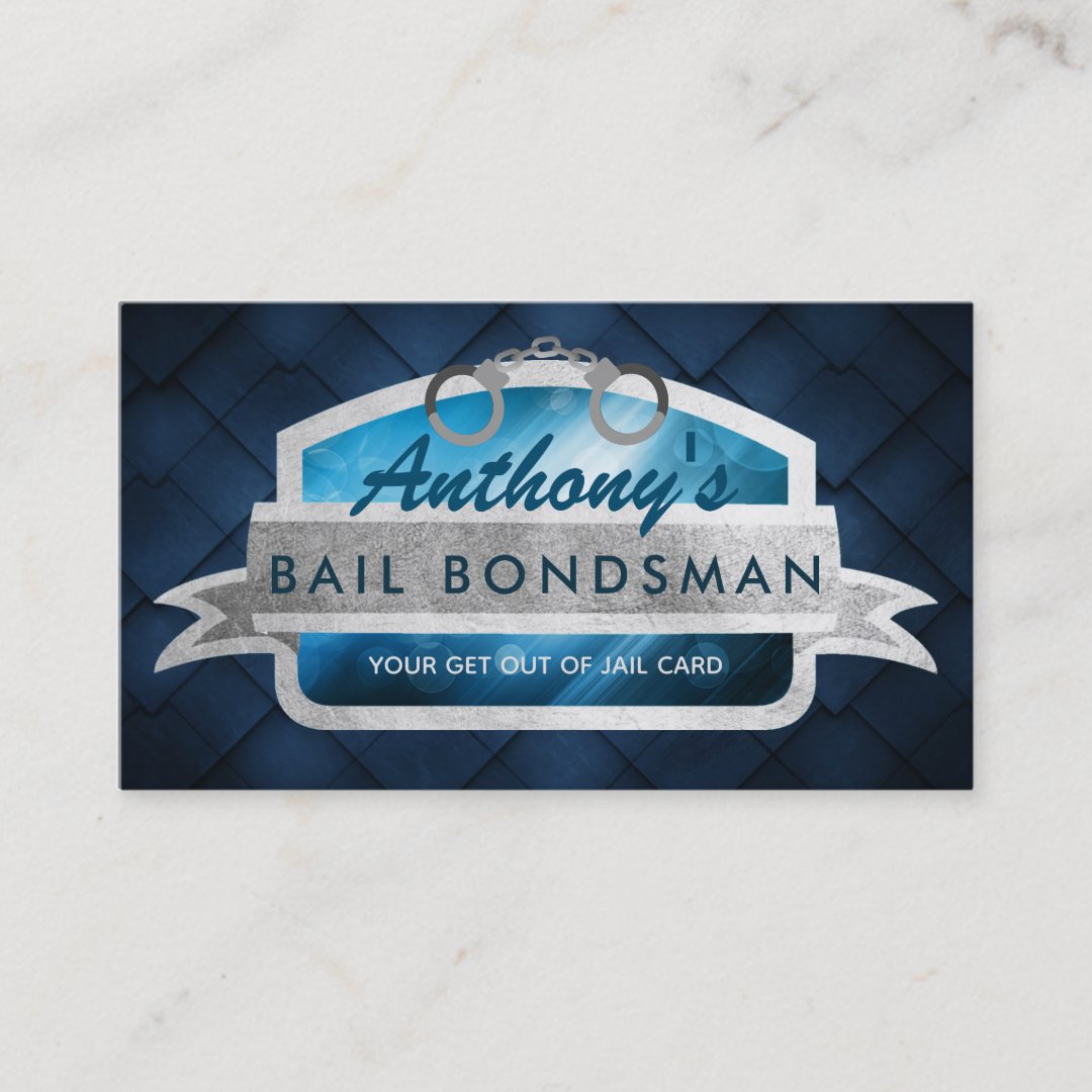 Bail Bondsman Slogans Business Cards | Zazzle