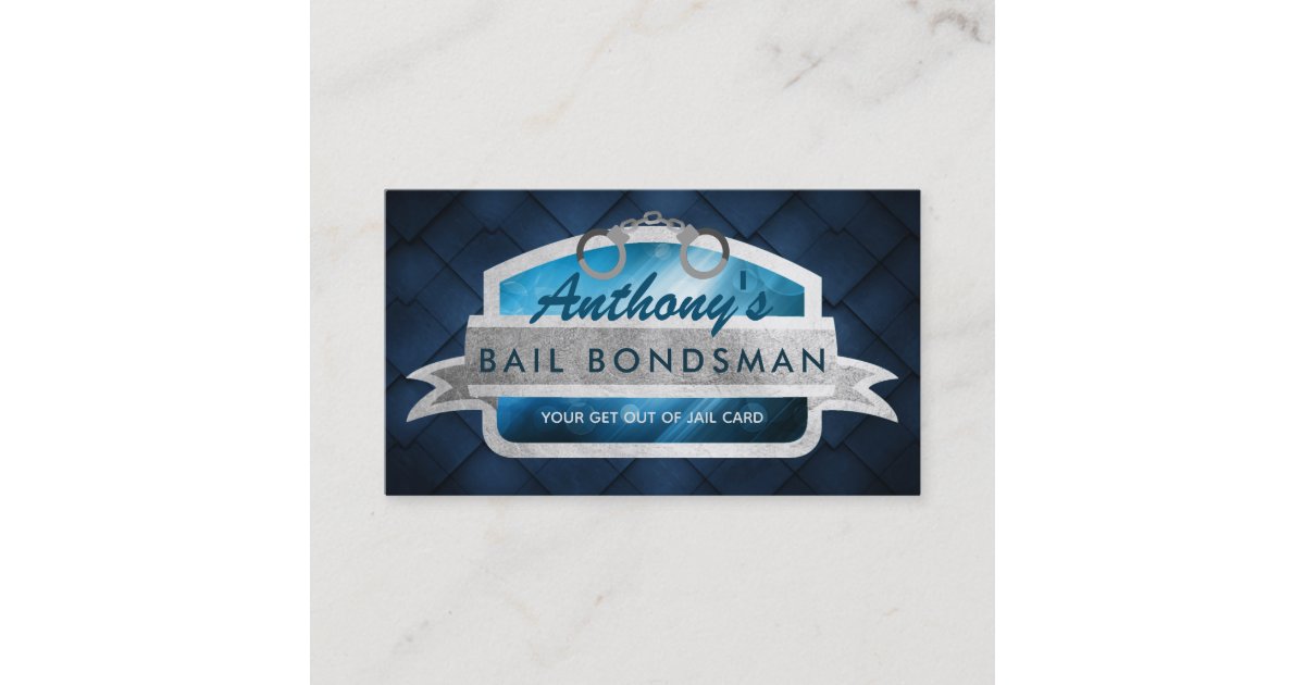 Bail Bondsman Slogans Business Cards | Zazzle