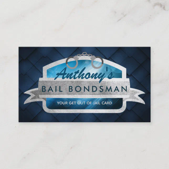 Bail Bondsman Slogans Business Cards | Zazzle