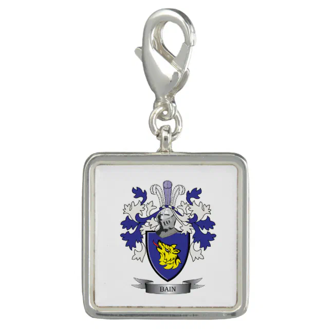 Bain Family Crest Coat of Arms Charm | Zazzle