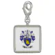 Bain Family Crest Coat of Arms Charm | Zazzle