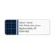 Baird Clan Blue and Green Scottish Tartan Label | Zazzle
