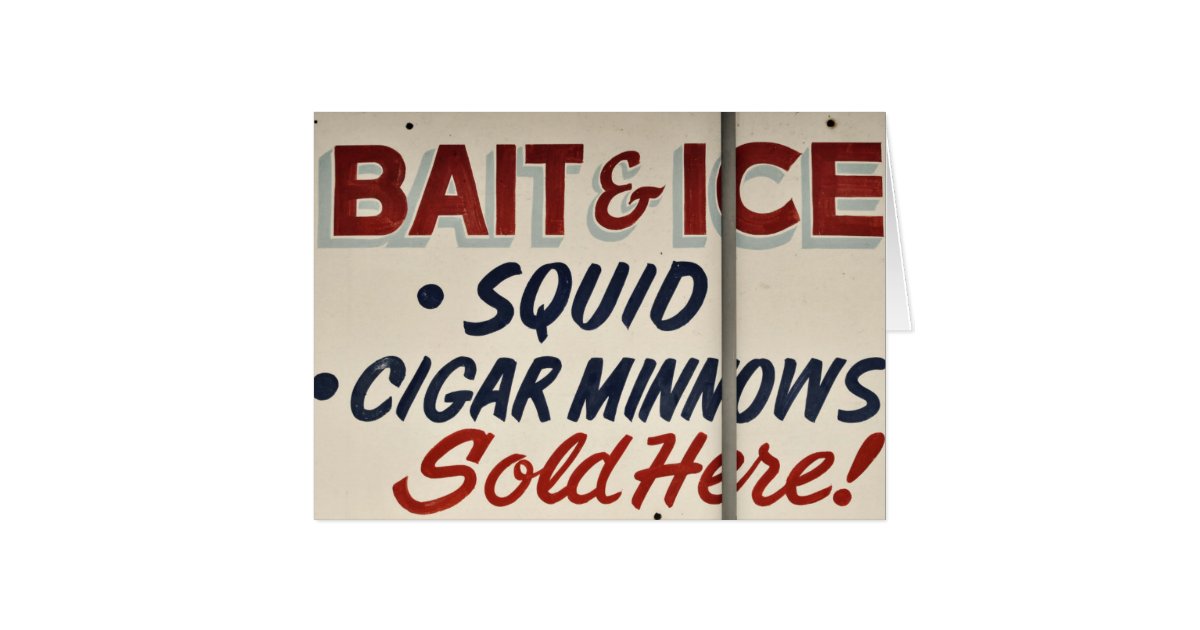 Bait Shop Sign | Zazzle