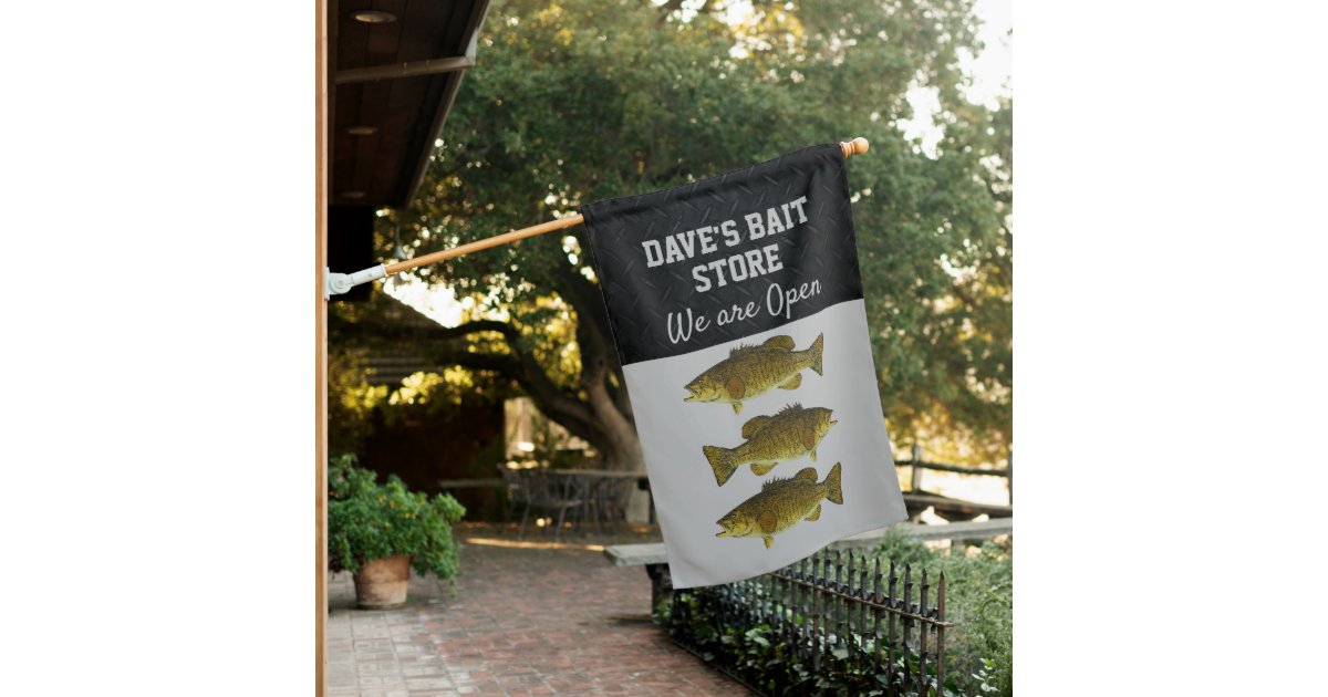 Bait Store Fishing Tackle Small Business Sign | Zazzle