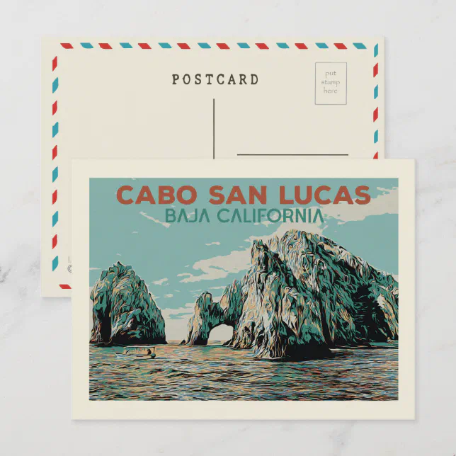 Baja California Cabo San Lucas, Mexico Postcard | Zazzle