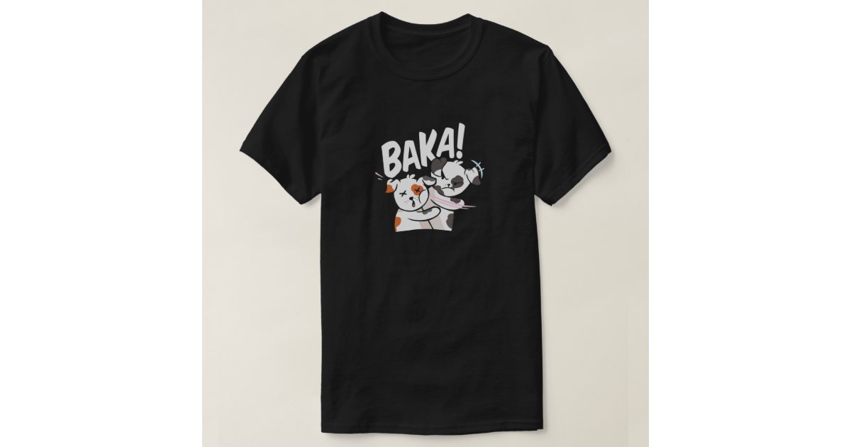 Baka Anime Dog Slap Baka Japanese Dog T-Shirt | Zazzle