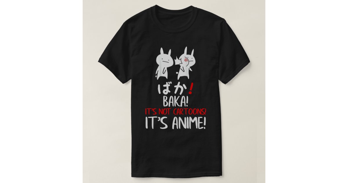 Baka Rabbit Slap Idiot Japanese Manga Its Anime no T-Shirt | Zazzle