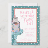 Bake Off Birthday Nailed It Invitation | Zazzle