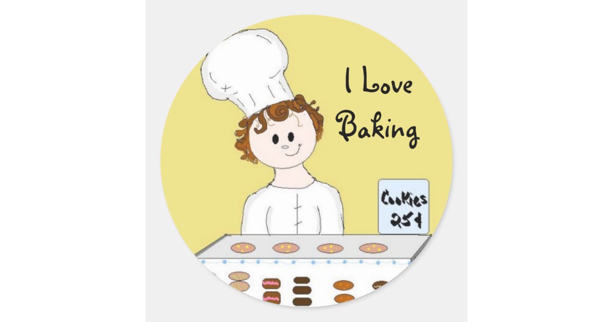 Bake Sale Classic Round Sticker | Zazzle