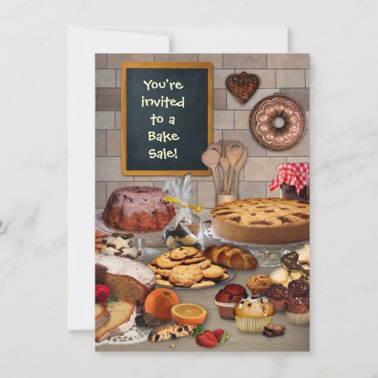 Bake Sale Invitation | Zazzle.com