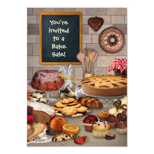 Bake Sale Invitation | Zazzle.com