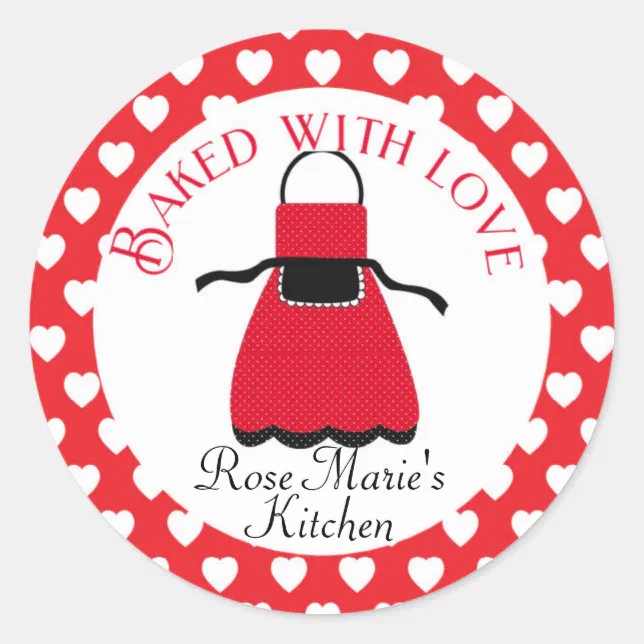 Baked Goods Baking Custom labels | Zazzle