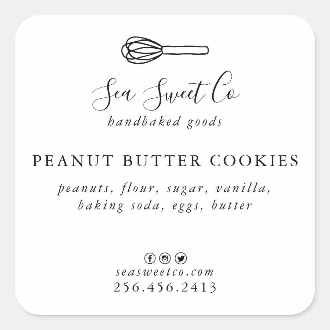 Baked Goods Sticker | Zazzle