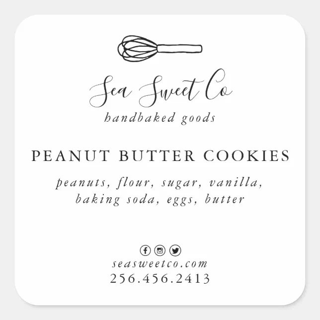 Baked Goods Sticker | Zazzle