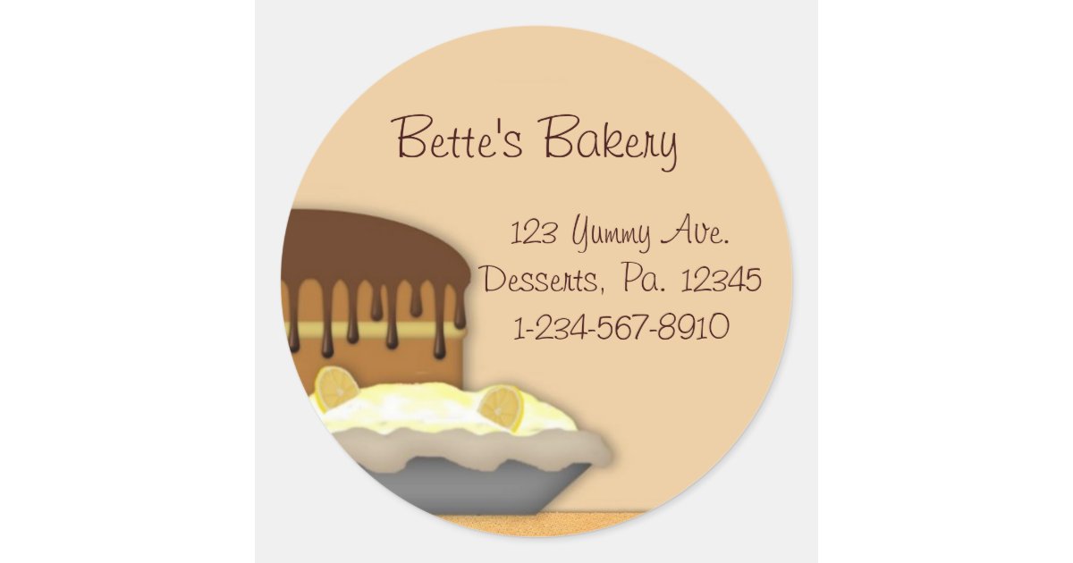 Baked Goods Sticker | Zazzle
