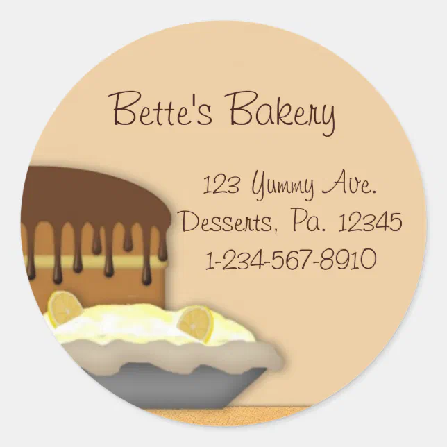 Baked Goods Sticker | Zazzle