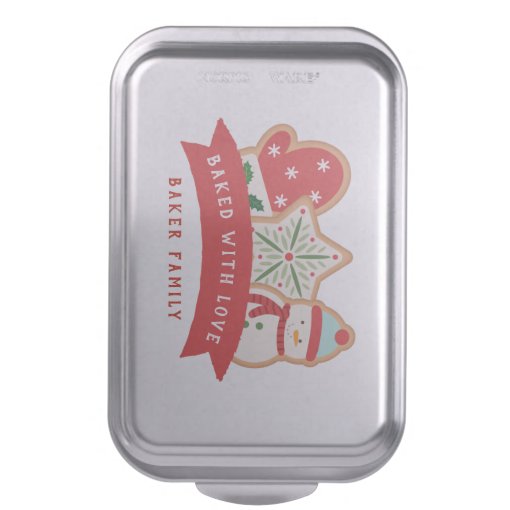 Baked with Love | Personalized Cake Pan | Zazzle