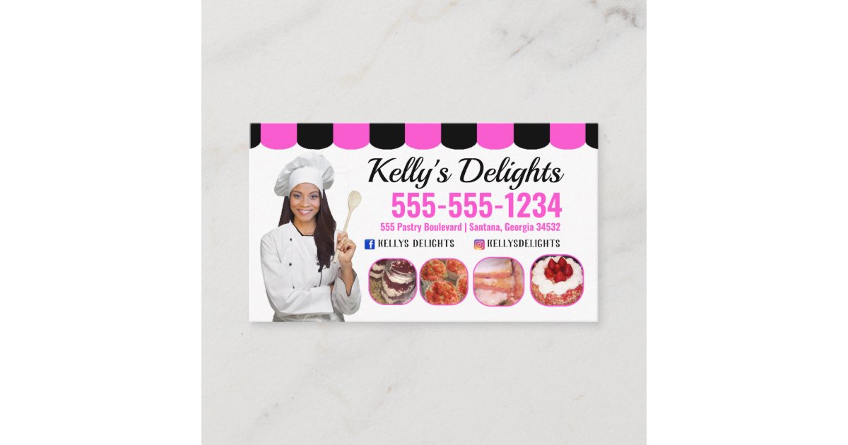 Baker Business Card | Zazzle
