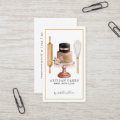 Baker Pastry Chef Cake Baking Utensils Business Card | Zazzle