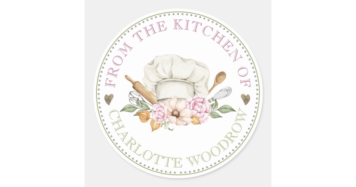 Baker Pastry Chef Tools Sticker | Zazzle