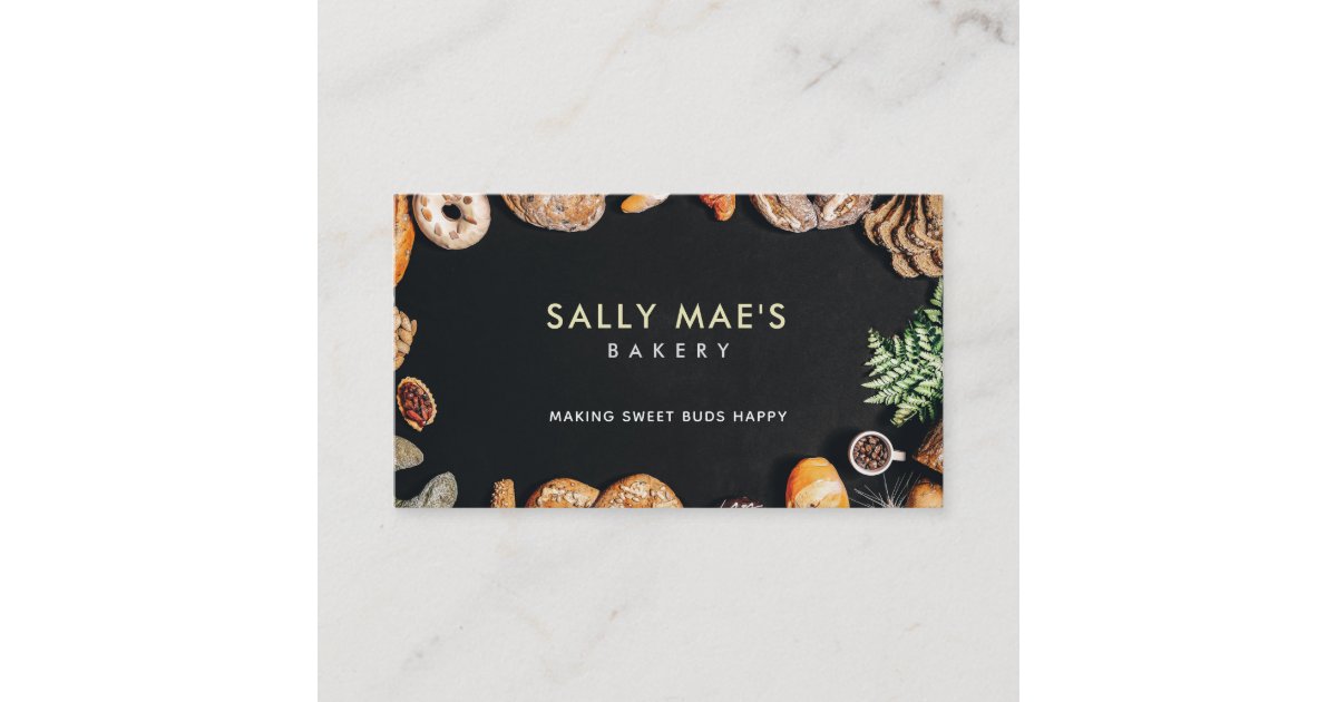 Baker Slogans Business Cards | Zazzle