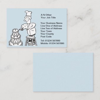 Bakers, Baking, & Cake Making Business Card | Zazzle