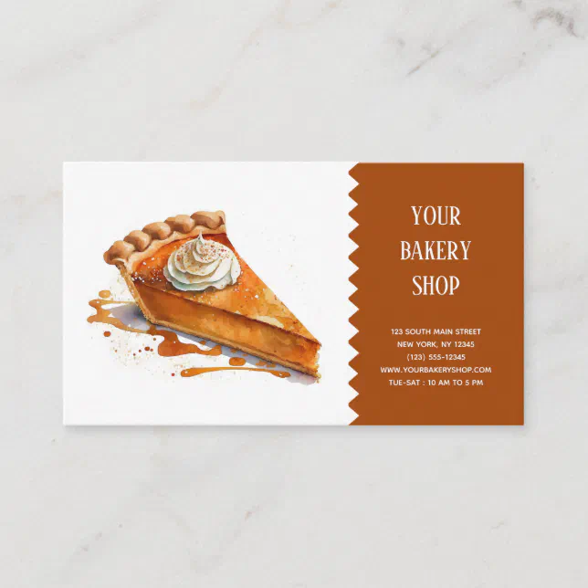 Bakery Bake business card | Zazzle