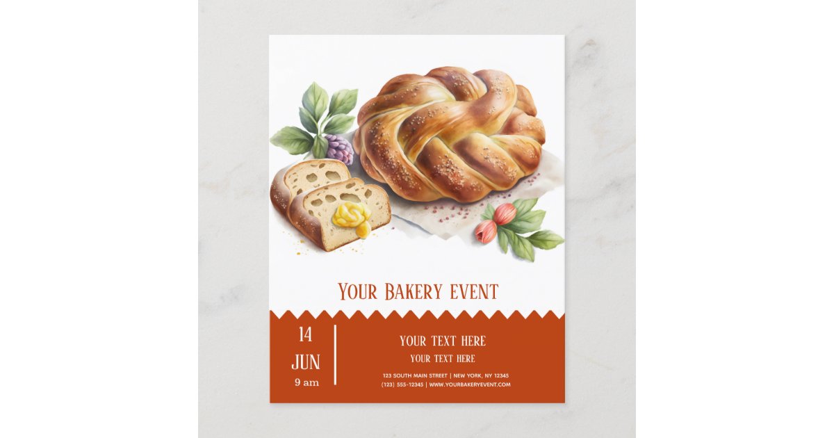 Bakery Bake flyer | Zazzle