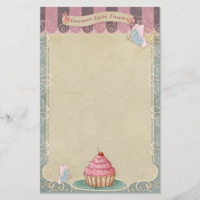 Bakery Boutique Stationery | Zazzle