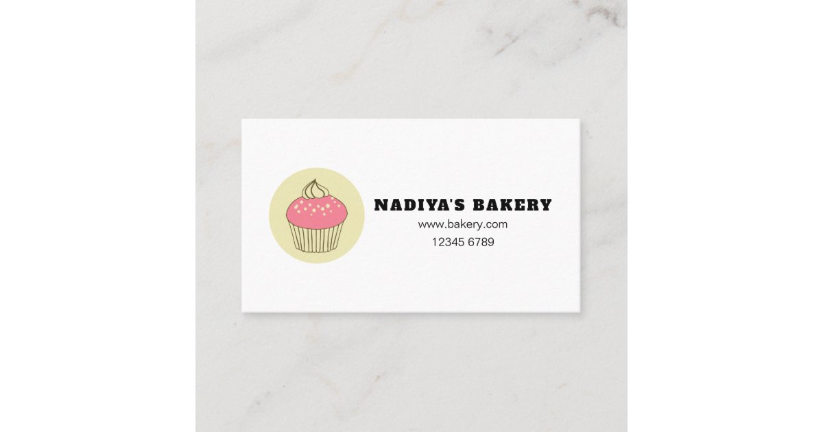 Bakery & Cake shop Business Card | Zazzle