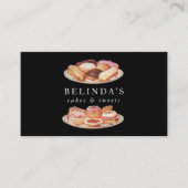 Bakery Cakes Sweets Baking QR Code Social Media Business Card | Zazzle