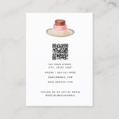 Bakery Cakes Sweets Baking QR Code Social Media Business Card | Zazzle