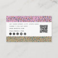 Bakery Cakes & Sweets QR Code Social Media Icons Business Card | Zazzle