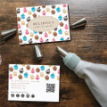 Bakery Cupcakes Sweets Baking QR Code Social Media Business Card | Zazzle