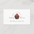 Bakery Customer Loyalty Card Cupcake Chocolate | Zazzle